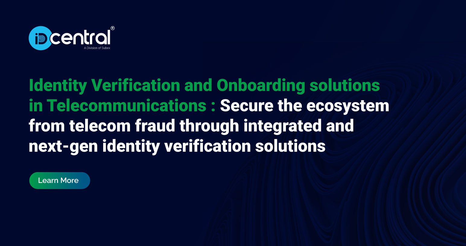 Telecommunication | Secure SIM Registrations with Identity Verification