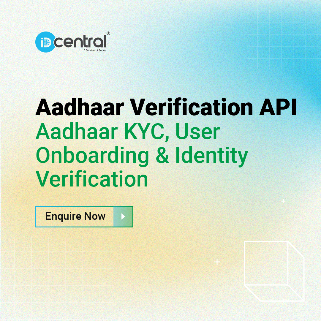 Aadhaar Verification Api Idcentral