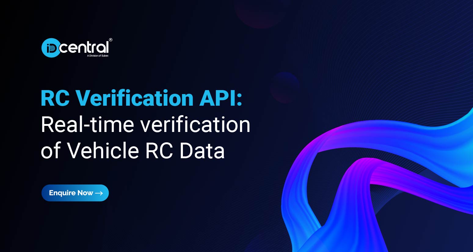 Vehicle Rc Verification Api Idcentral 